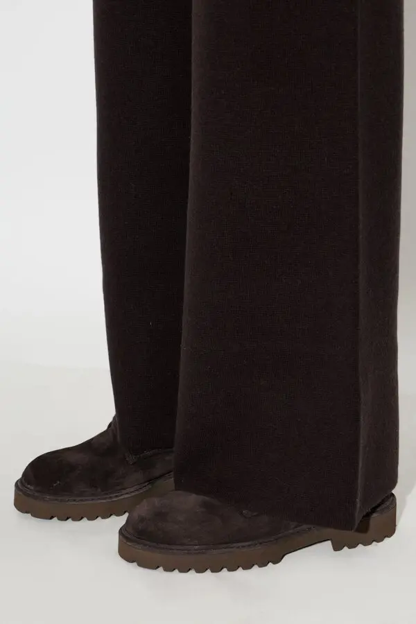 Max Mara Leather Ankle Boots