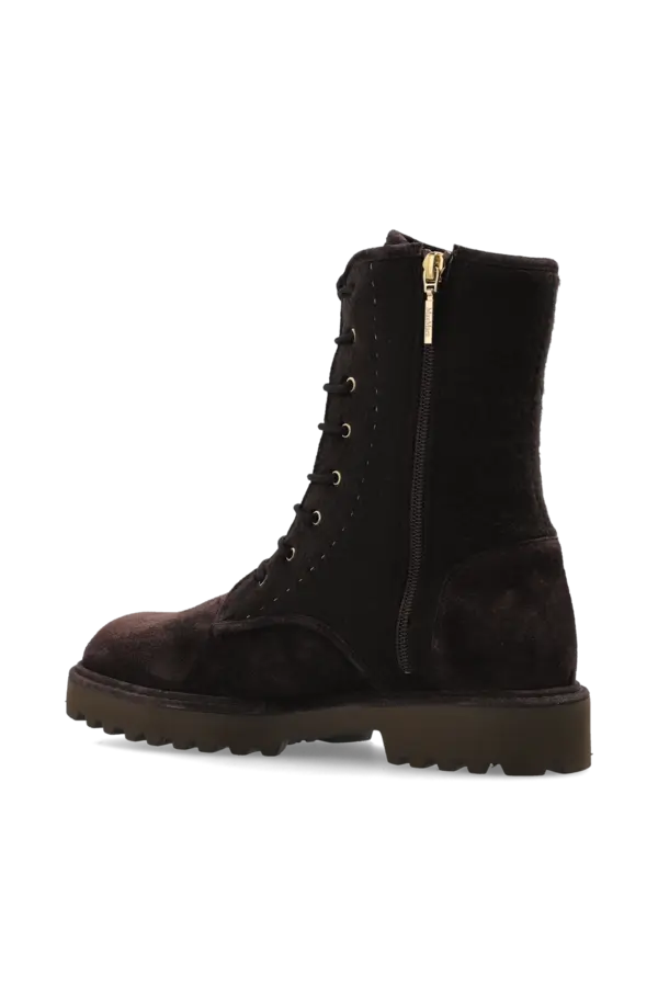 Max Mara Leather Ankle Boots
