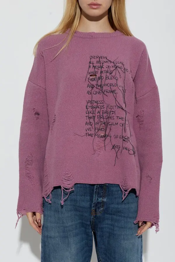 AKEP Vintage’-effect Sweater