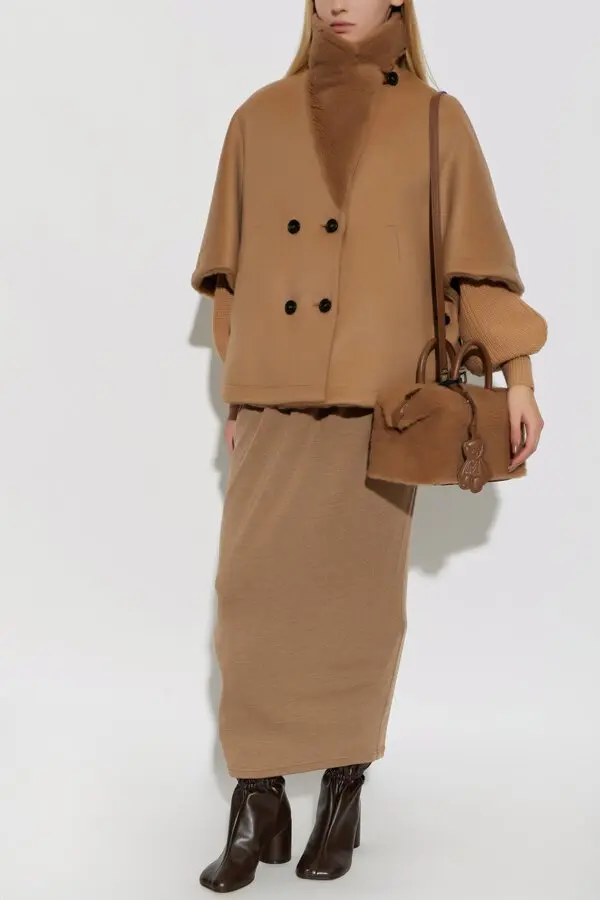 Max Mara Double-sided ‘memo’ Poncho
