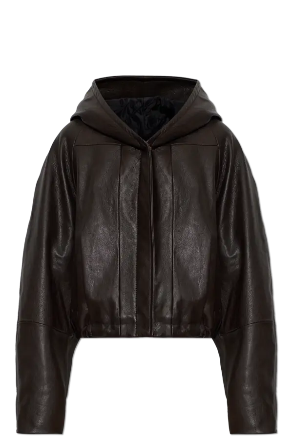 Sportmax Kabala’ Leather Jacket - Brown