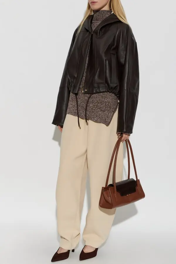 Sportmax Kabala’ Leather Jacket