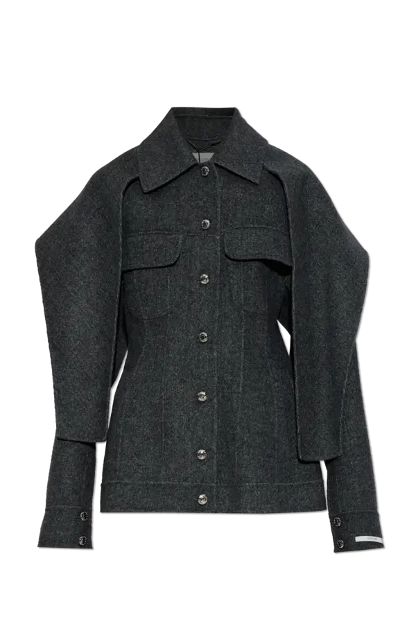 Sportmax Calcio’ Wool Jacket - Grey
