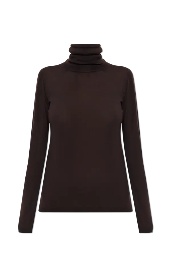 Max Mara Saluto’ Wool Turtleneck - Brown