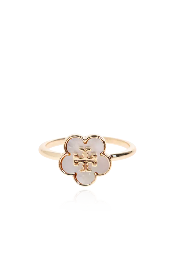 Tory Burch Mother-of-pearl Ring - Gold