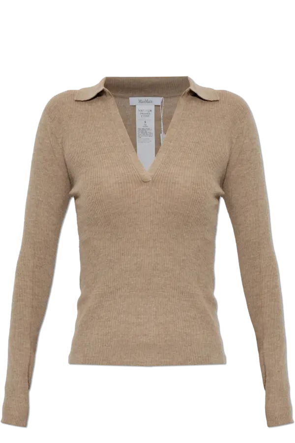 Max Mara Angel’ Cashmere Top - Beige