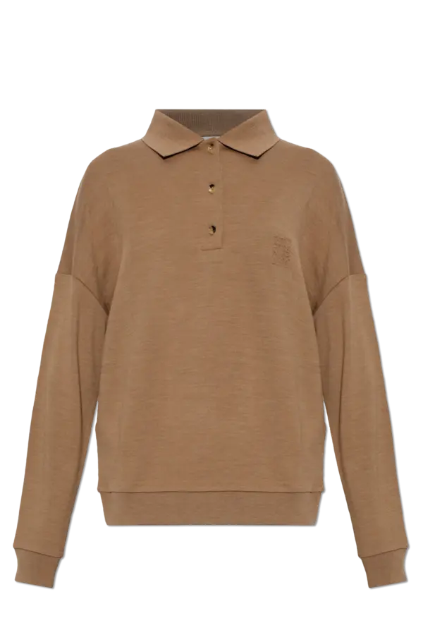Max Mara Alpaca’ Wool Polo - Brown