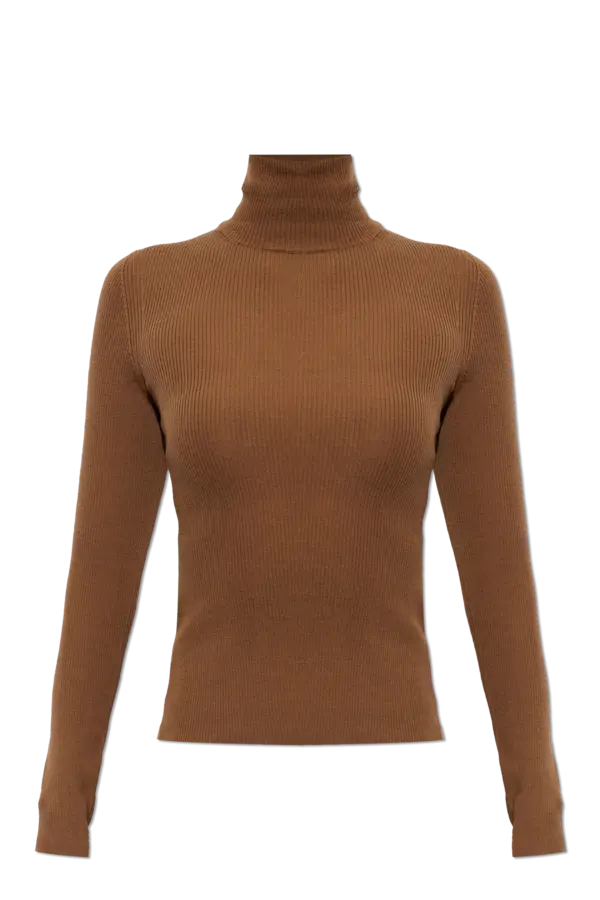 Max Mara Cavallo’ Wool Turtleneck - Brown