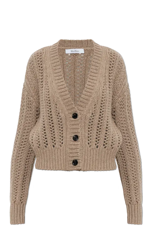 Max Mara Cashmere Cardigan ‘zaino - Beige