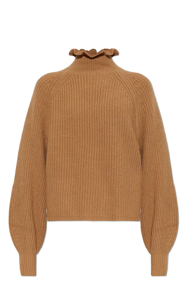 Max Mara Wool Turtleneck ‘pontile - Brown