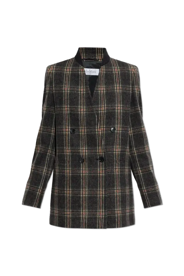 Max Mara Elmo’ Wool Coat - Brown