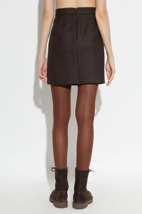 Max Mara Acinoso’ Wool Skirt