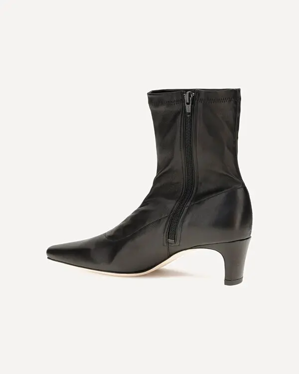 Staud Wally Sock Leather Ankle Boots