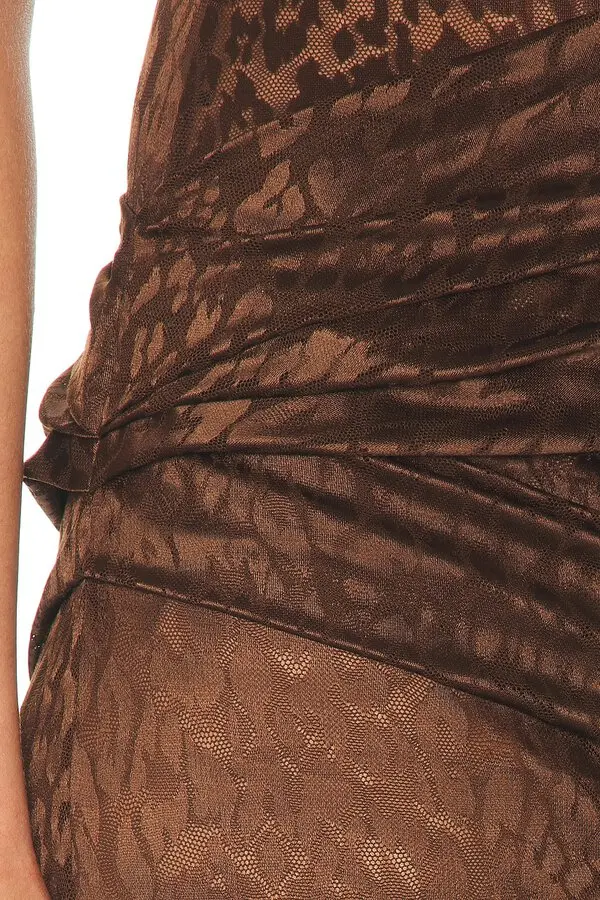 Alex Perry Asymmetric Drape Skirt