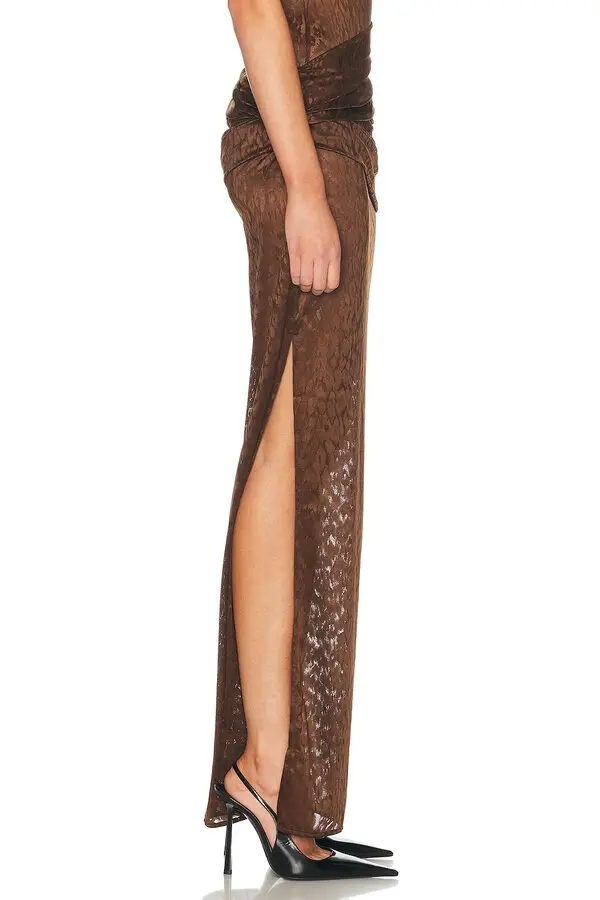 Alex Perry Asymmetric Drape Skirt