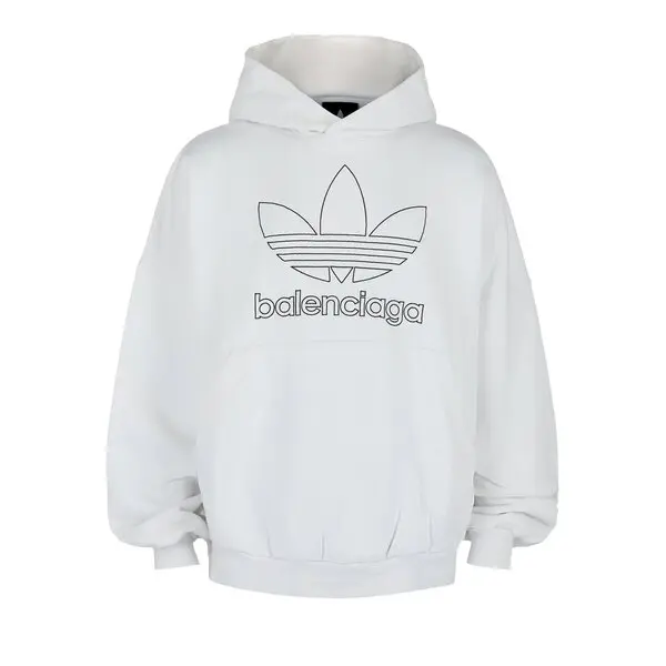 Balenciaga X Adidas Oversized Hoodie Black