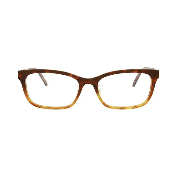 Saint Laurent Square-frame Acetate Optical Frames 'havana Transparent