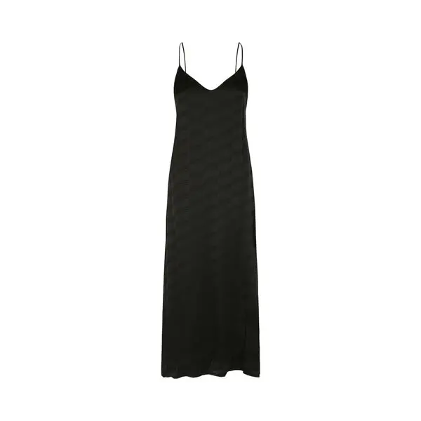 Balenciaga Bb Monogram Pyjama Dress - Black