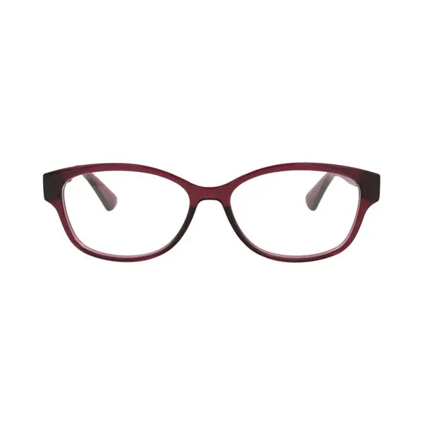 Gucci Square-frame Injection Optical Frames 'burgundy Burgundy Transparent