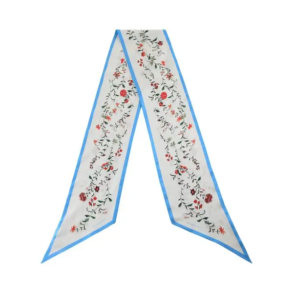 Givenchy Floral Print Silk Scarf 'light
