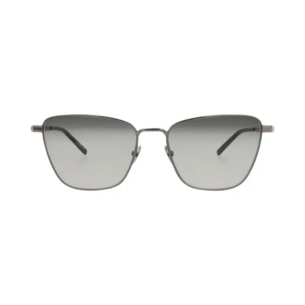 Saint Laurent Cat Eye-frame Metal Sunglasses 'ruthenium Ruthenium