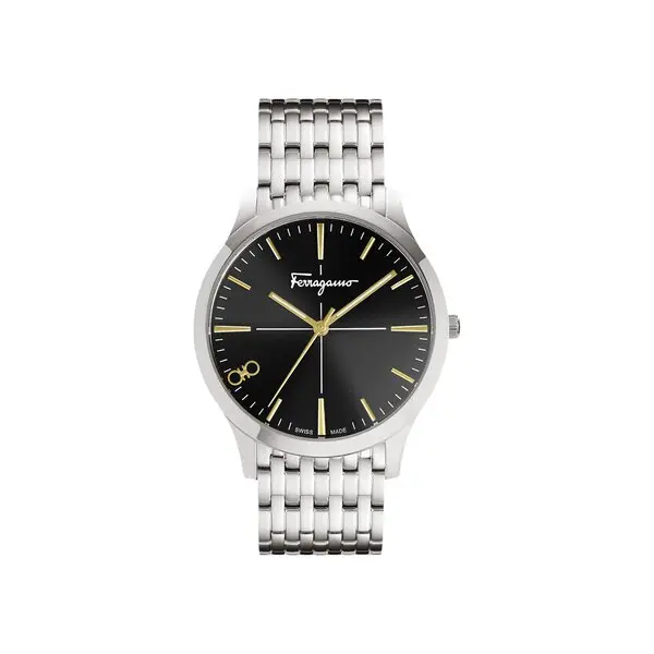 FERRAGAMO Slim Formal Watch 'stainless Steel