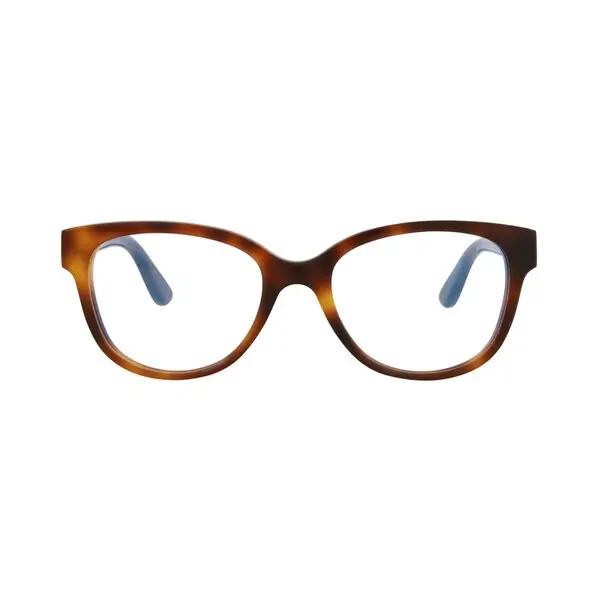 Saint Laurent Round-frame Acetate Optical Frames 'havana Havana Transparent