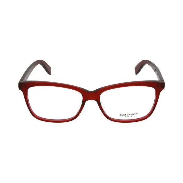 Saint Laurent Square-frame Acetate Optical Frames 'burgundy Burgundy