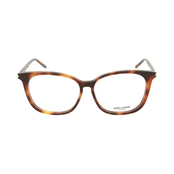 Saint Laurent Square-frame Optical Frames 'shiny Light Havana
