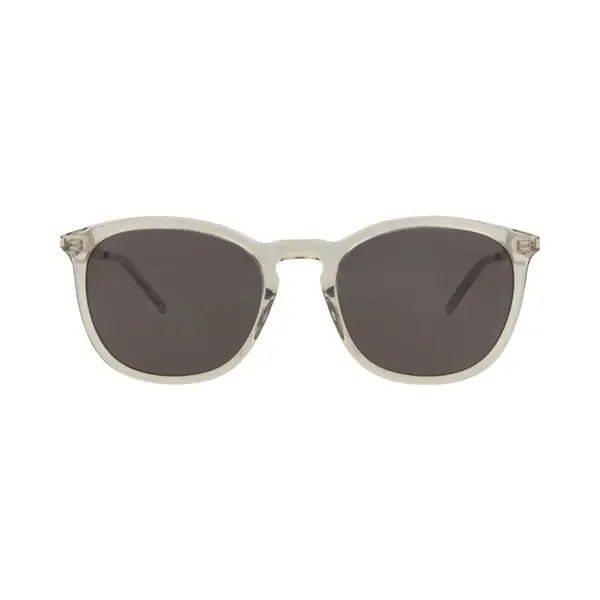 Saint Laurent Square-frame Acetate Sunglasses Silver Black