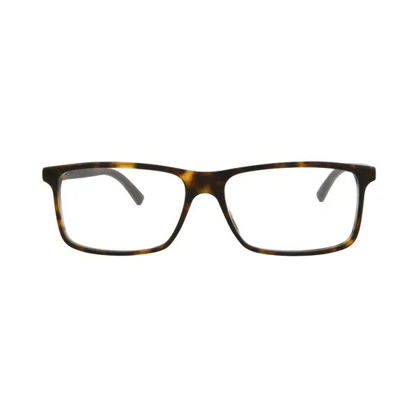 Gucci Square-frame Acetate Optical Frames 'havana Transparent