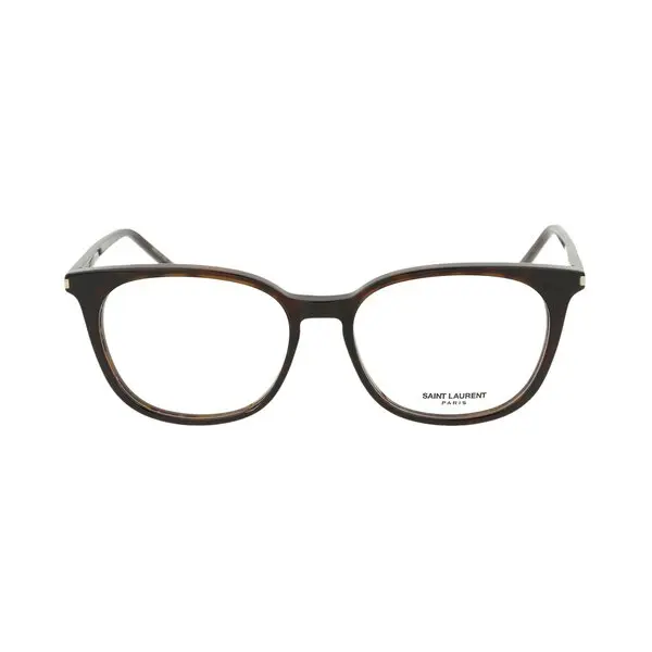 Saint Laurent Round-frame Optical Glasses 'shiny Classic Havana