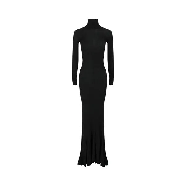 Balenciaga Maxi Godet Dress