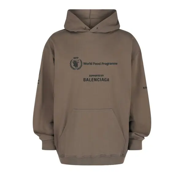 Balenciaga X World Food Programme Hoodie 'taupe