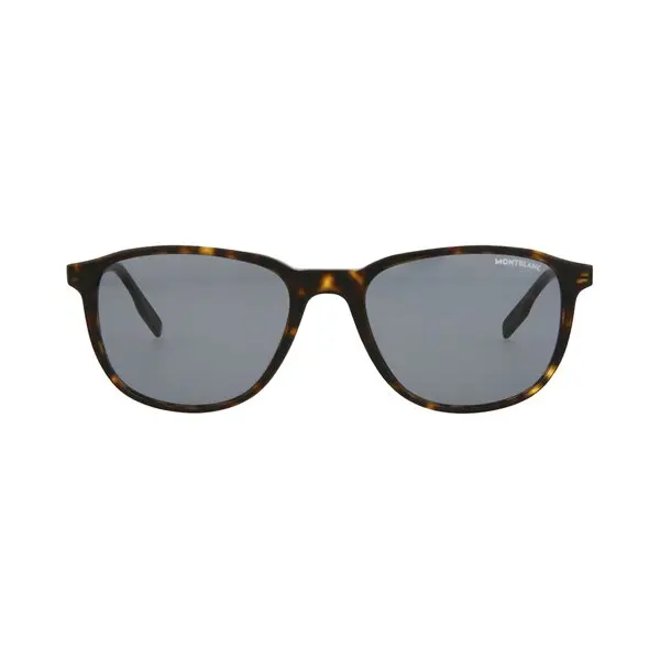 Montblanc Square-frame Acetate Sunglasses 'havana Havana Grey