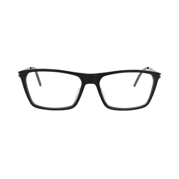 Saint Laurent Square-frame Acetate Optical Frames Silver Transparent