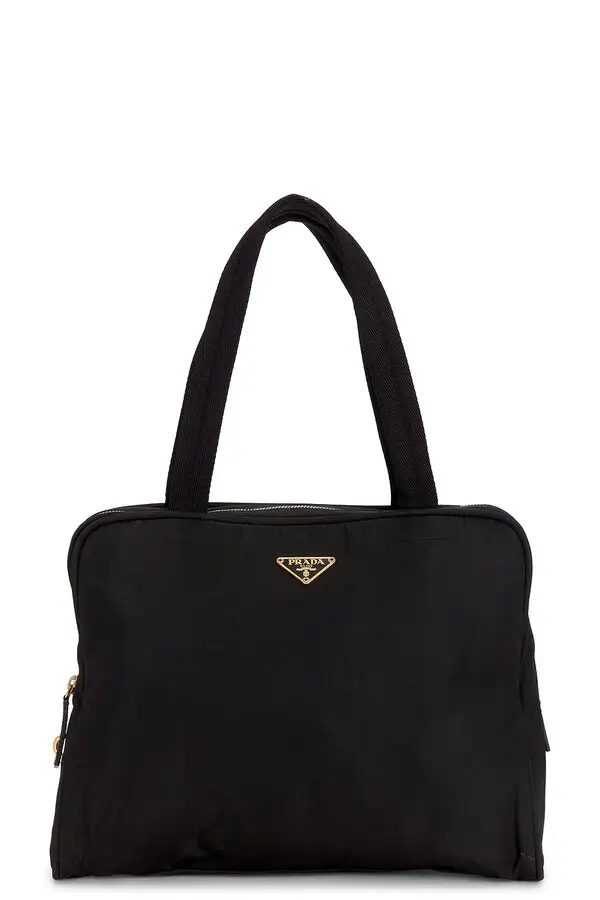 Prada Tessuto Shoulder Bag - Black