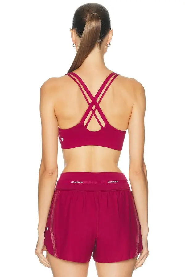 Lululemon Energy Bra In Burgundy