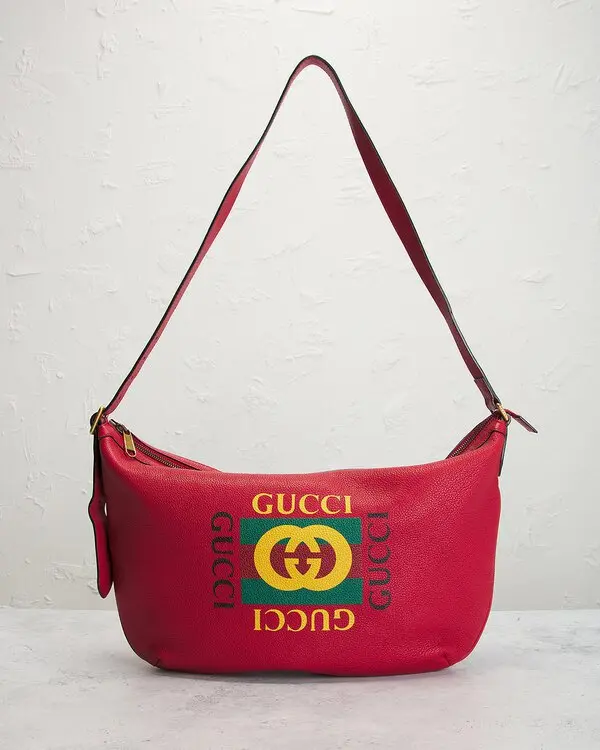 FWRD RENEW Gucci Half Moon Hobo Bag