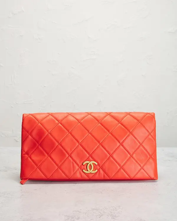 FWRD RENEW Chanel Lambskin Clutch