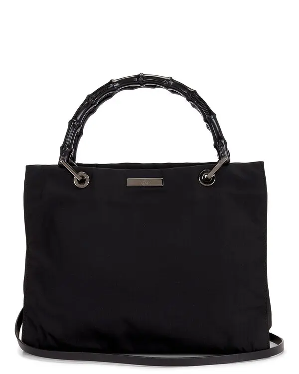 FWRD RENEW Gucci Bamboo Tote Bag