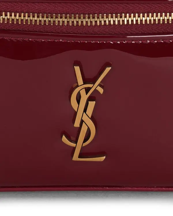 Saint Laurent Gaby Vanity Bag In Red - Lust Rose