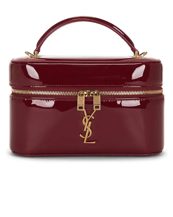 Saint Laurent Gaby Vanity Bag In Red - Lust Rose