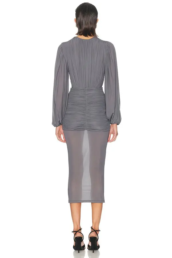 MAYGEL CORONEL Nacar Dress In Grey