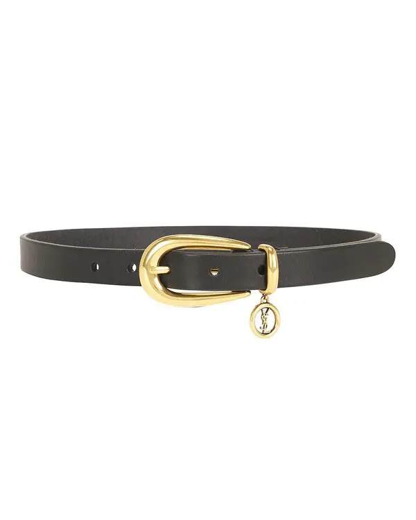 Saint Laurent Fine Ceinture Boucle Allongee Charm Belt