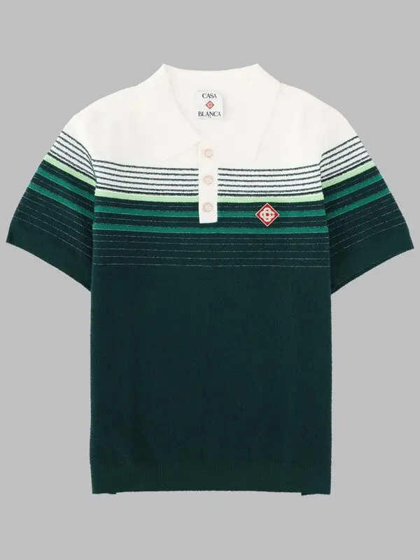 Casablanca Polo A Righe Boucl