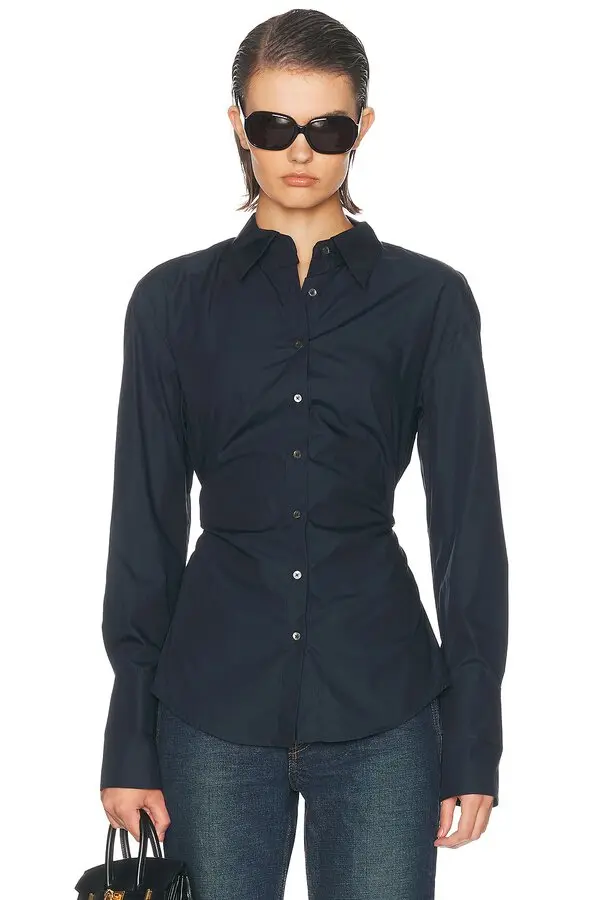TWP The Night We Met Shirt In Navy