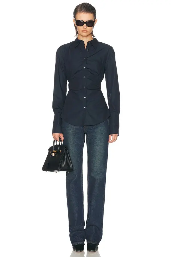 TWP The Night We Met Shirt In Navy