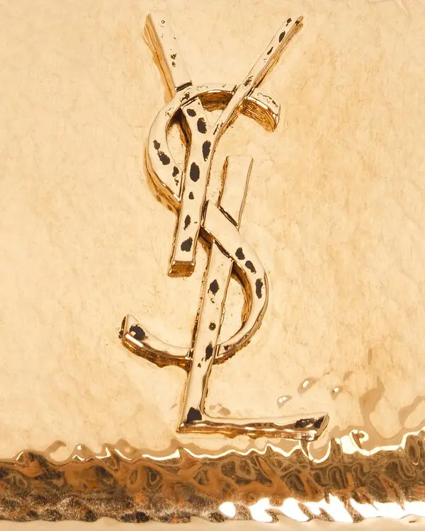Saint Laurent Martele Clutch - Light Bronze
