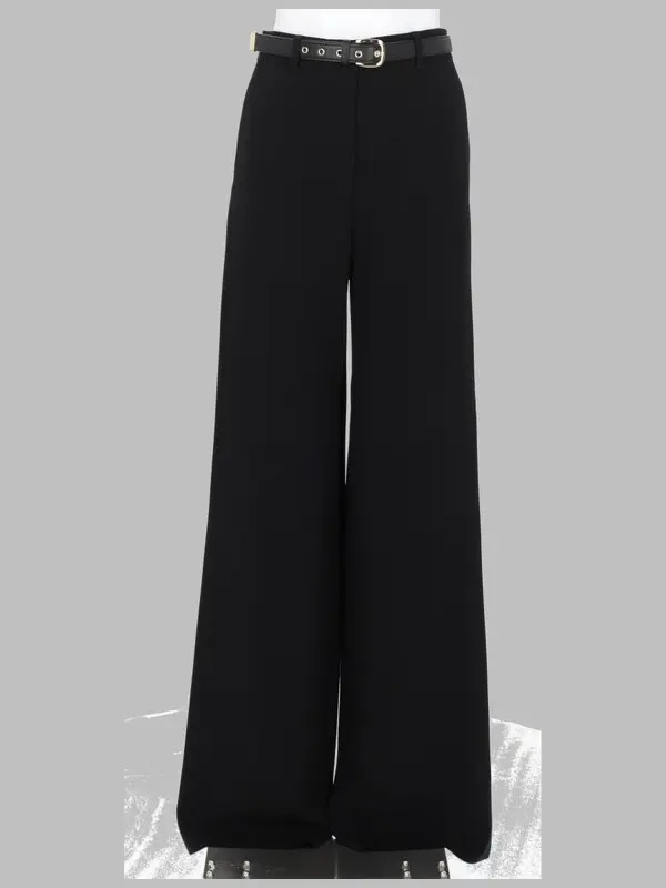 Max Mara Pantalone Ampio In Cady